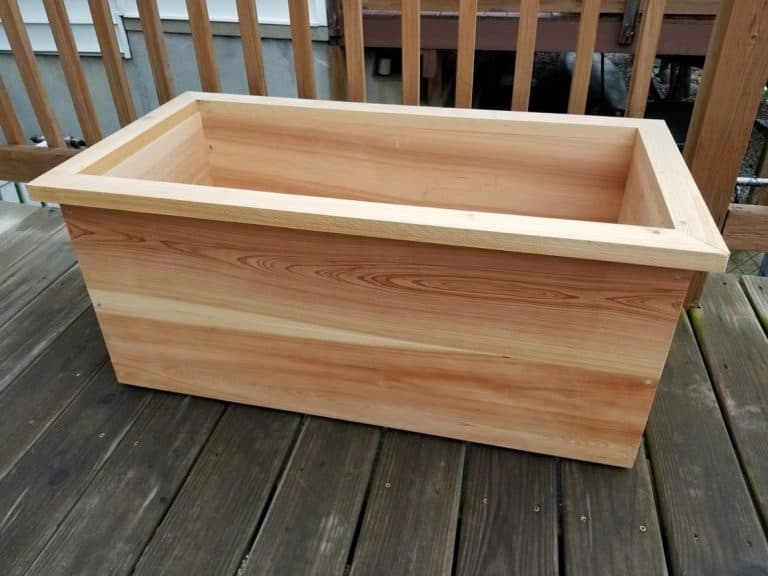 Finished Arizona Cypress Planter | ES&S Woodworking, LLC